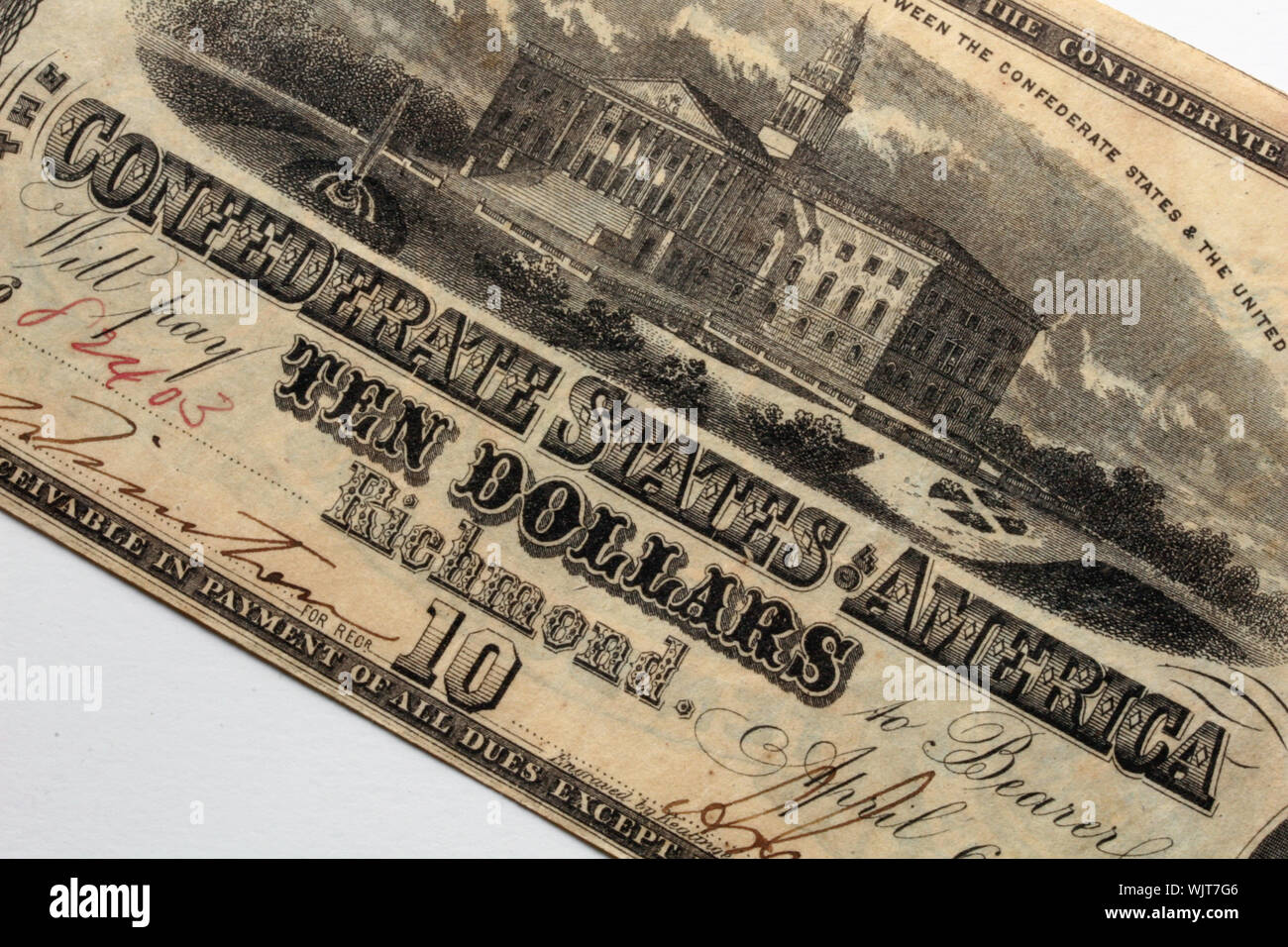 Confederate money hi-res stock photography and images - Alamy