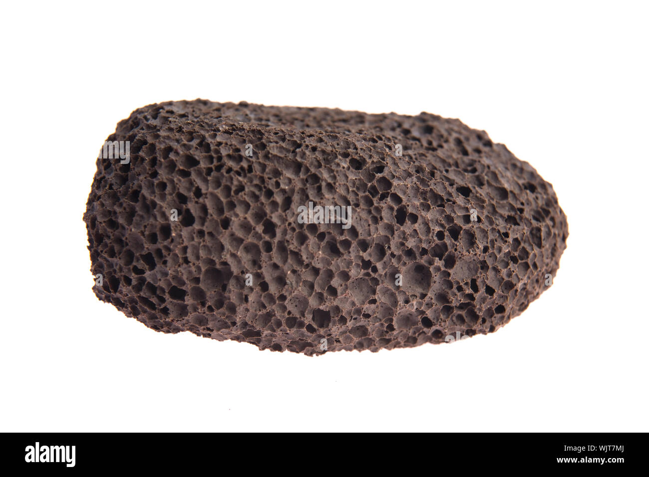 Pumice stone isolated on white background Stock Photo - Alamy