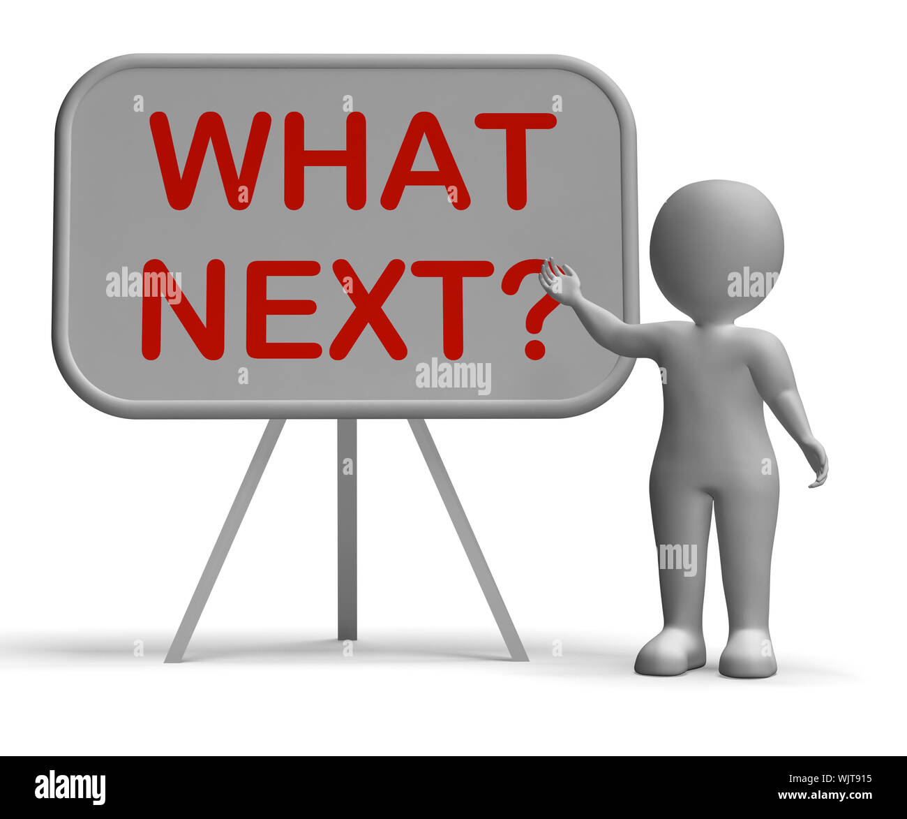 What Next Whiteboard Meaning Following Procedures And Planning Stock ...