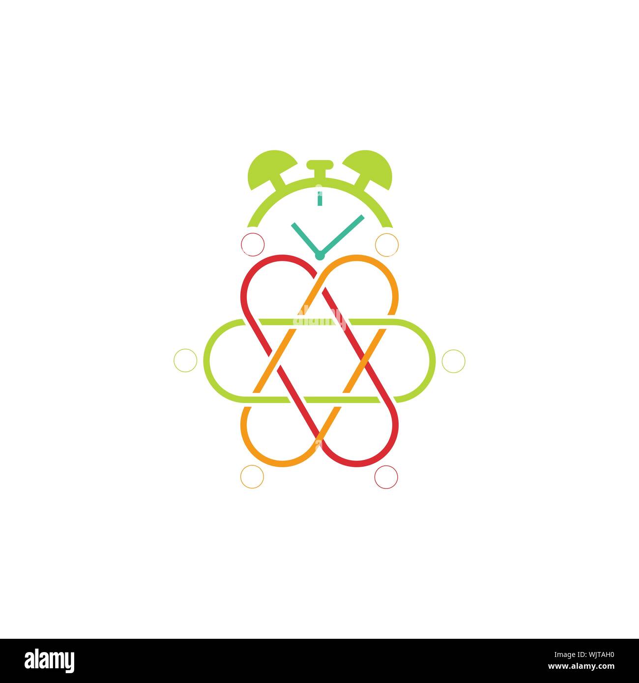 Commitment Teamwork Together Business Logo Illustration Vector Stock ...