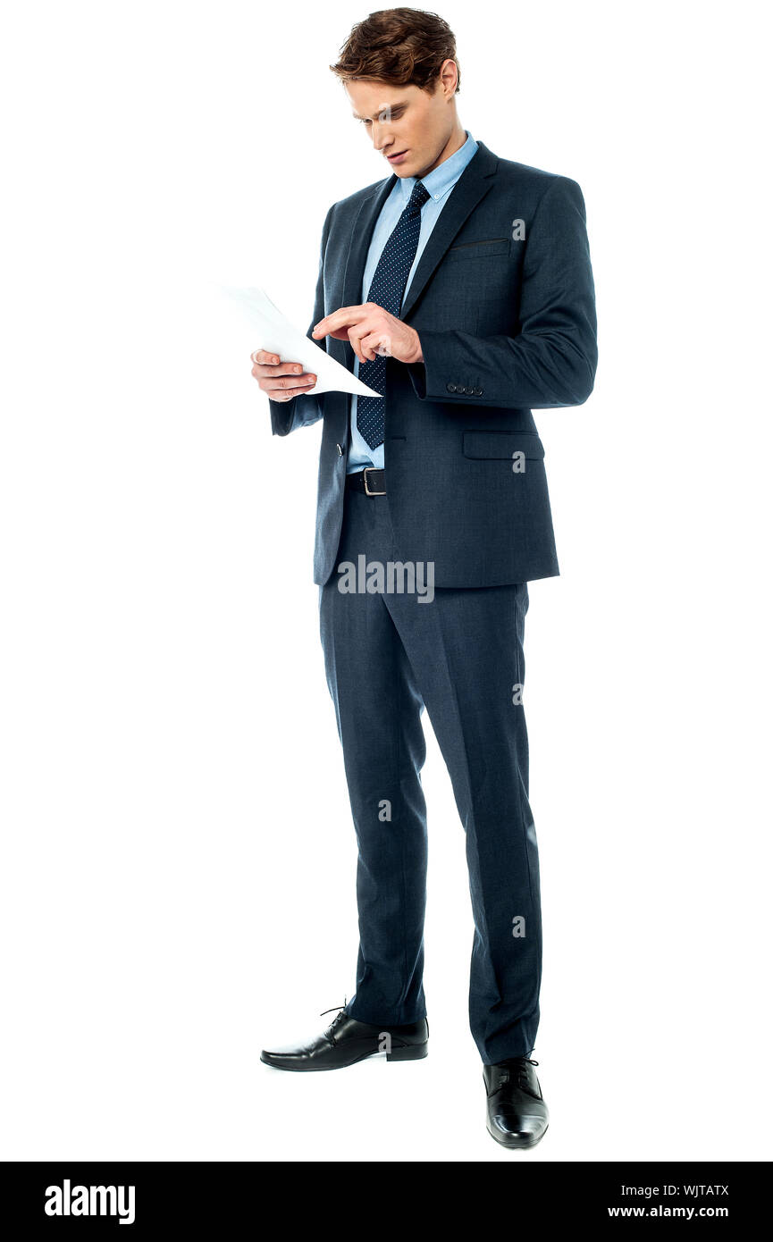 Checking papers Cut Out Stock Images & Pictures - Alamy