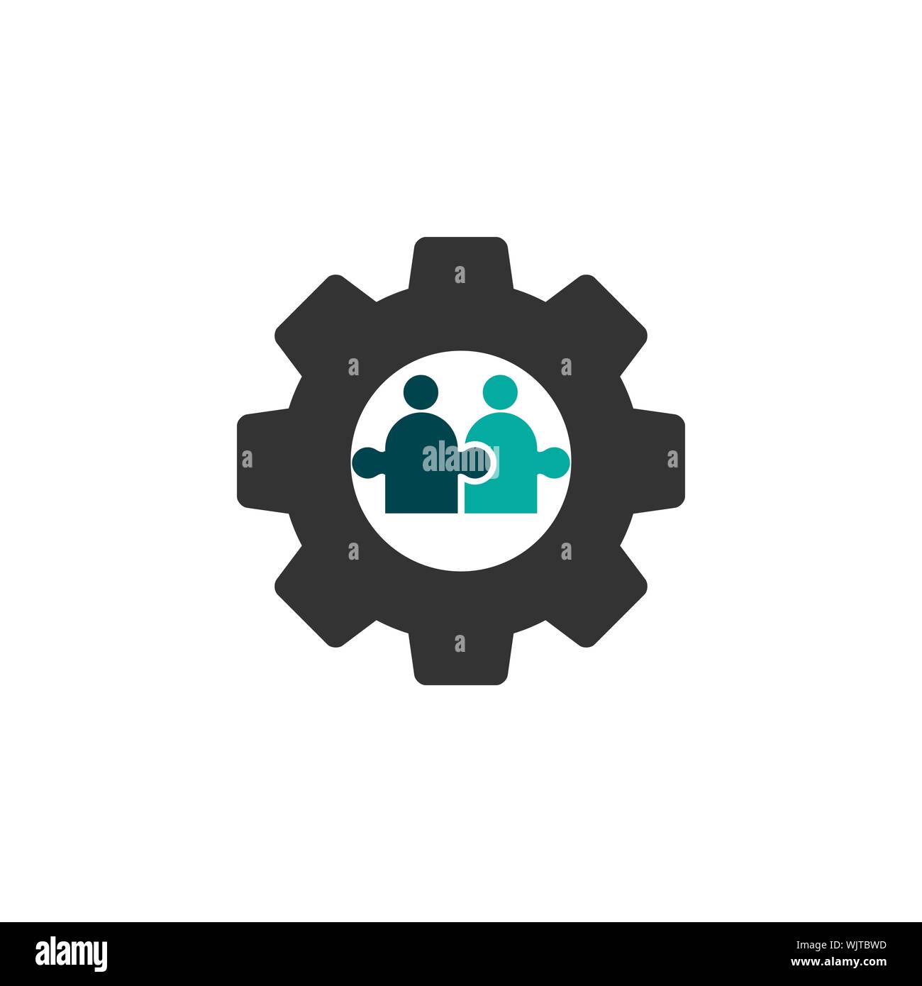 Commitment Teamwork Together Business Logo Illustration Vector Stock Vector Image & Art - Alamy
