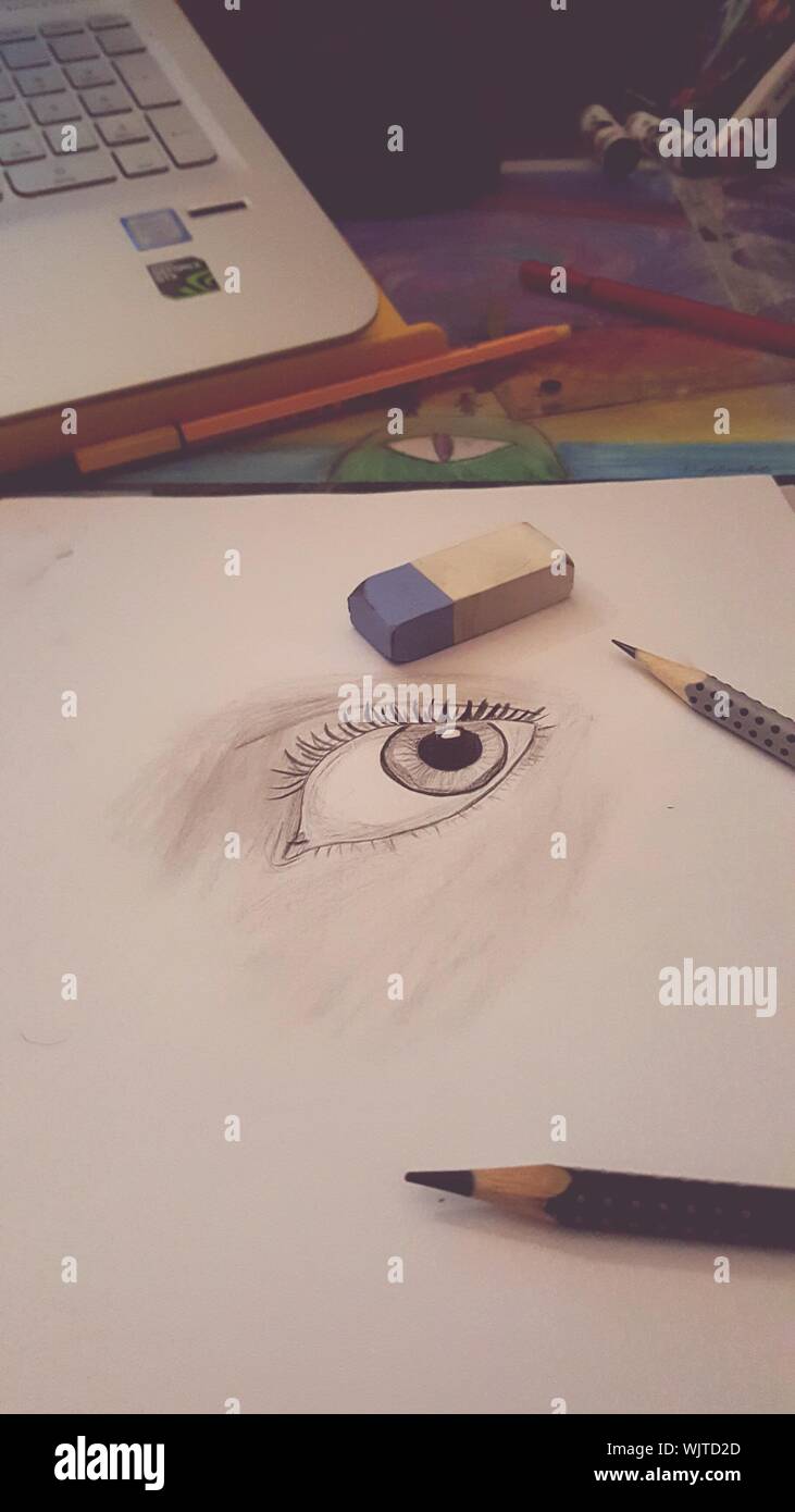 Eye sketch hi-res stock photography and images - Alamy