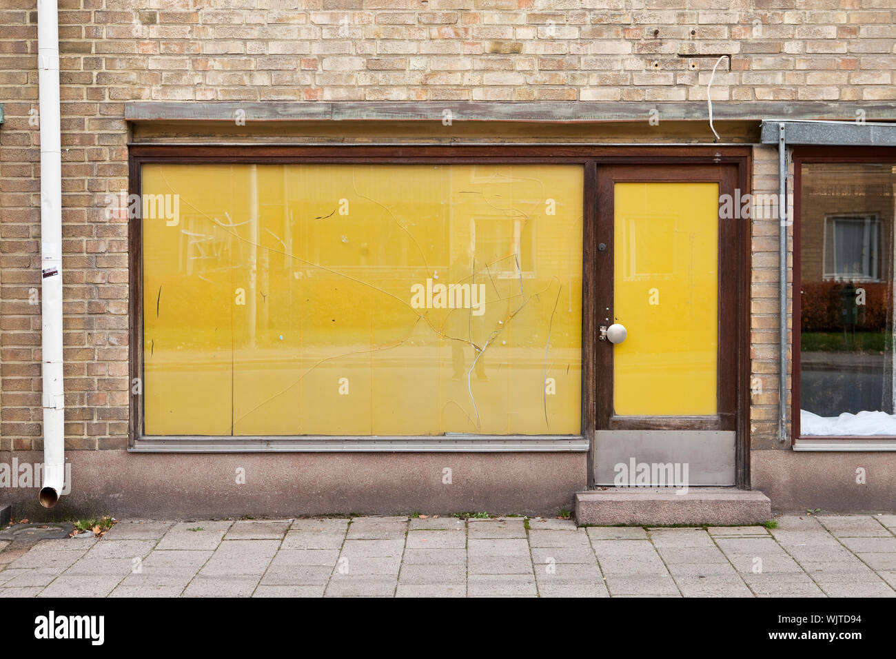 Door of an old closed shop Stock Photo - Alamy