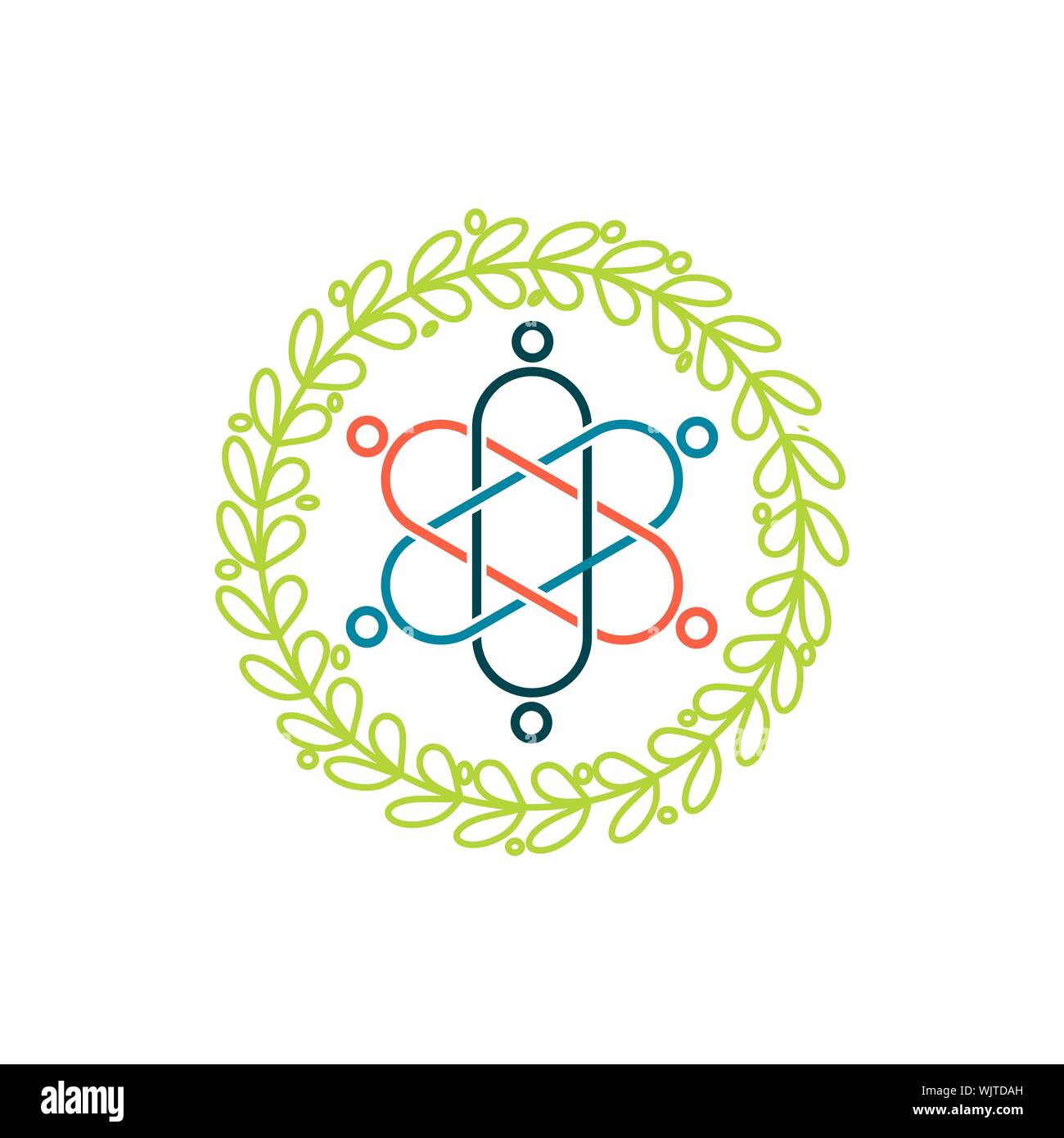 Commitment Teamwork Together Business Logo Illustration Vector Stock ...