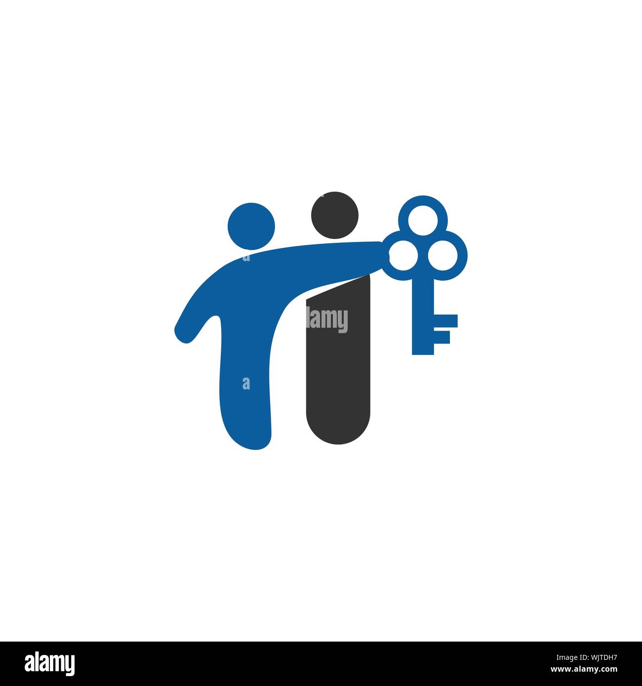 Commitment Teamwork Together Business Logo Illustration Vector Stock ...