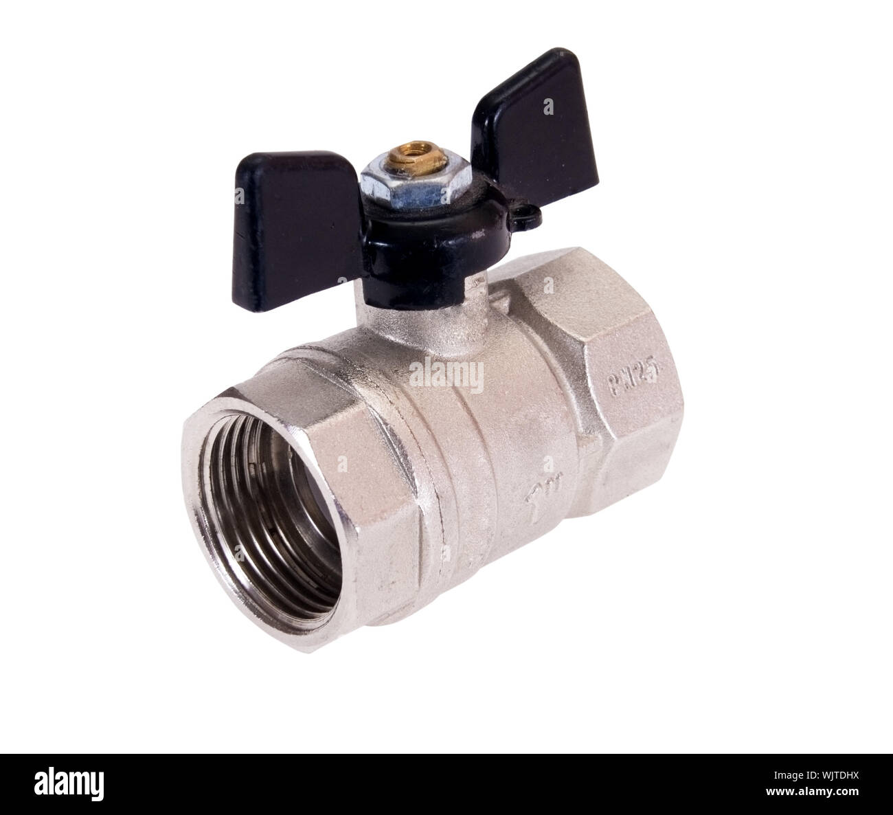 Water valve isolated on white background Stock Photo - Alamy