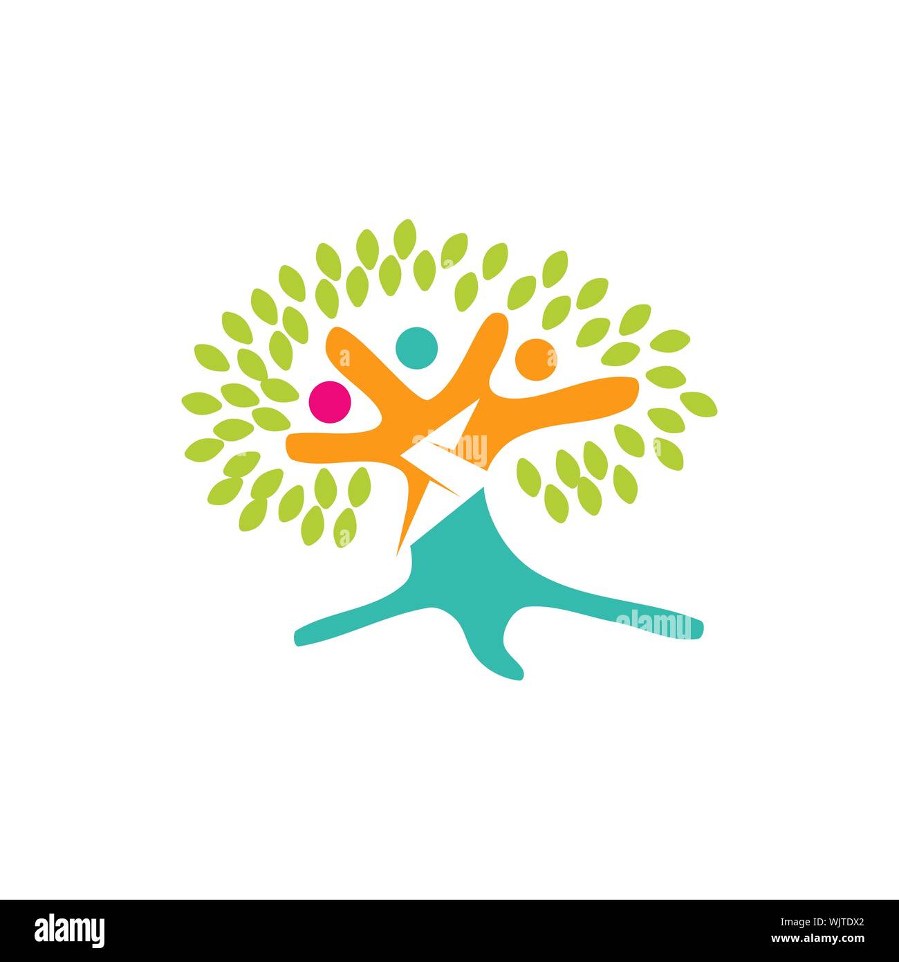 Commitment Teamwork Together Business Logo Illustration Vector Stock ...