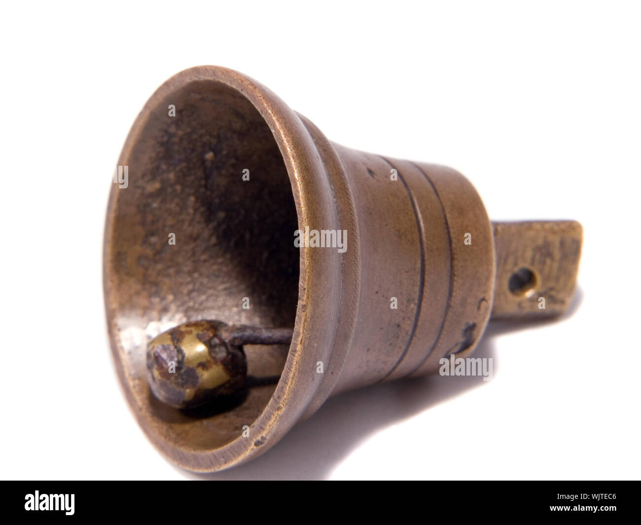bell isolated on white background Stock Photo - Alamy