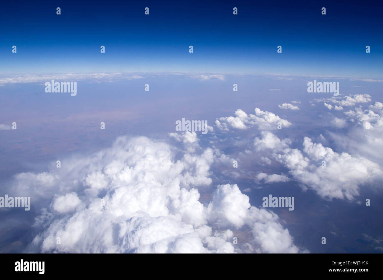 Aerial sky and clouds background Stock Photo - Alamy