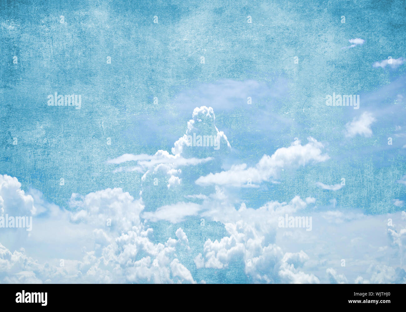 Grunge blue sky background with space for text Stock Photo - Alamy