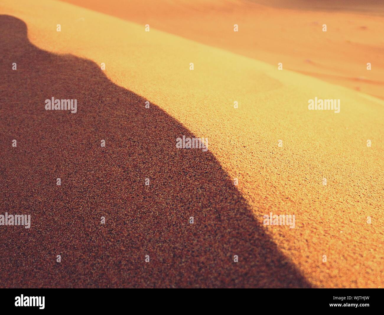 Shadow On Sand At Beach Stock Photo - Alamy