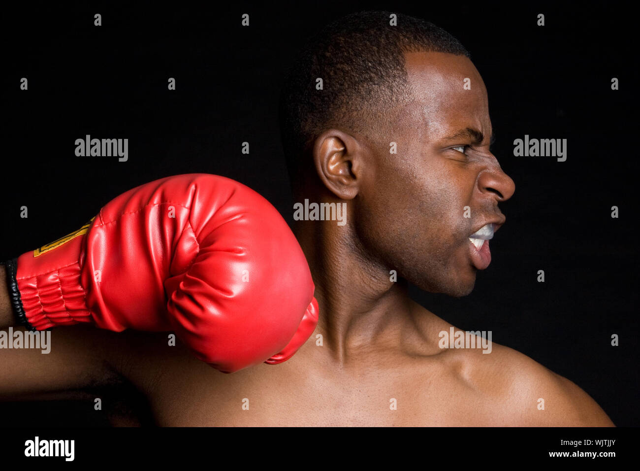 Mad boy african american hi-res stock photography and images - Alamy
