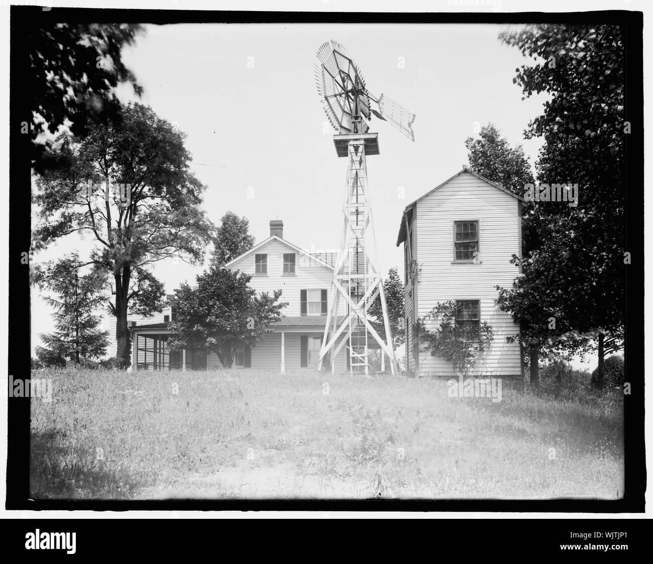 Old traditional tower house Black and White Stock Photos & Images - Alamy