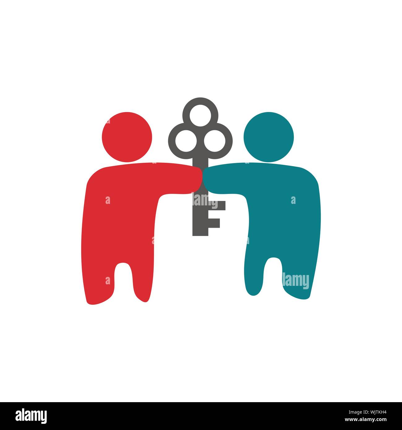 Commitment Teamwork Together Business Logo Illustration Vector Stock Vector Image & Art - Alamy