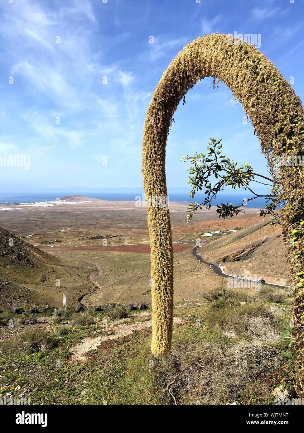 Arch Shape On Mountain Stock Photo - Alamy