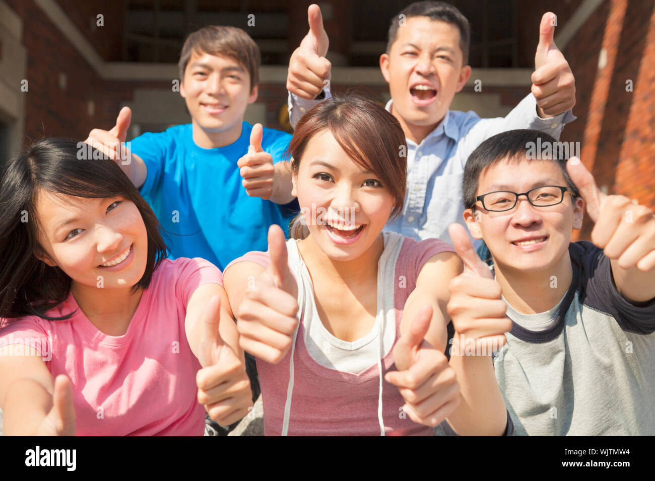 Group female college students cheering hi-res stock photography and ...