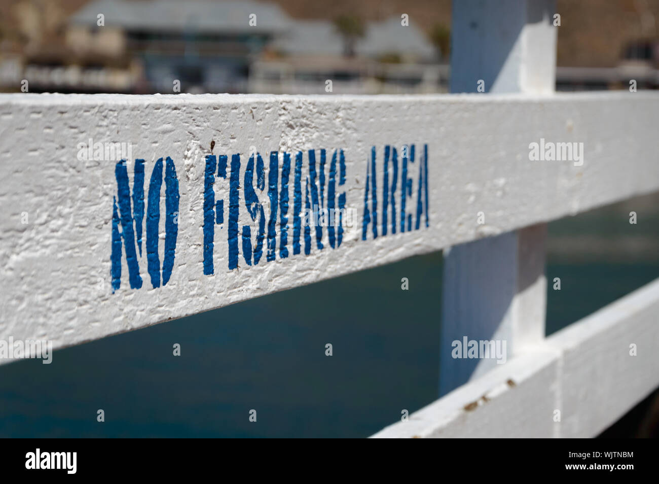 Railing Fishing Pier High Resolution Stock Photography and Images - Alamy
