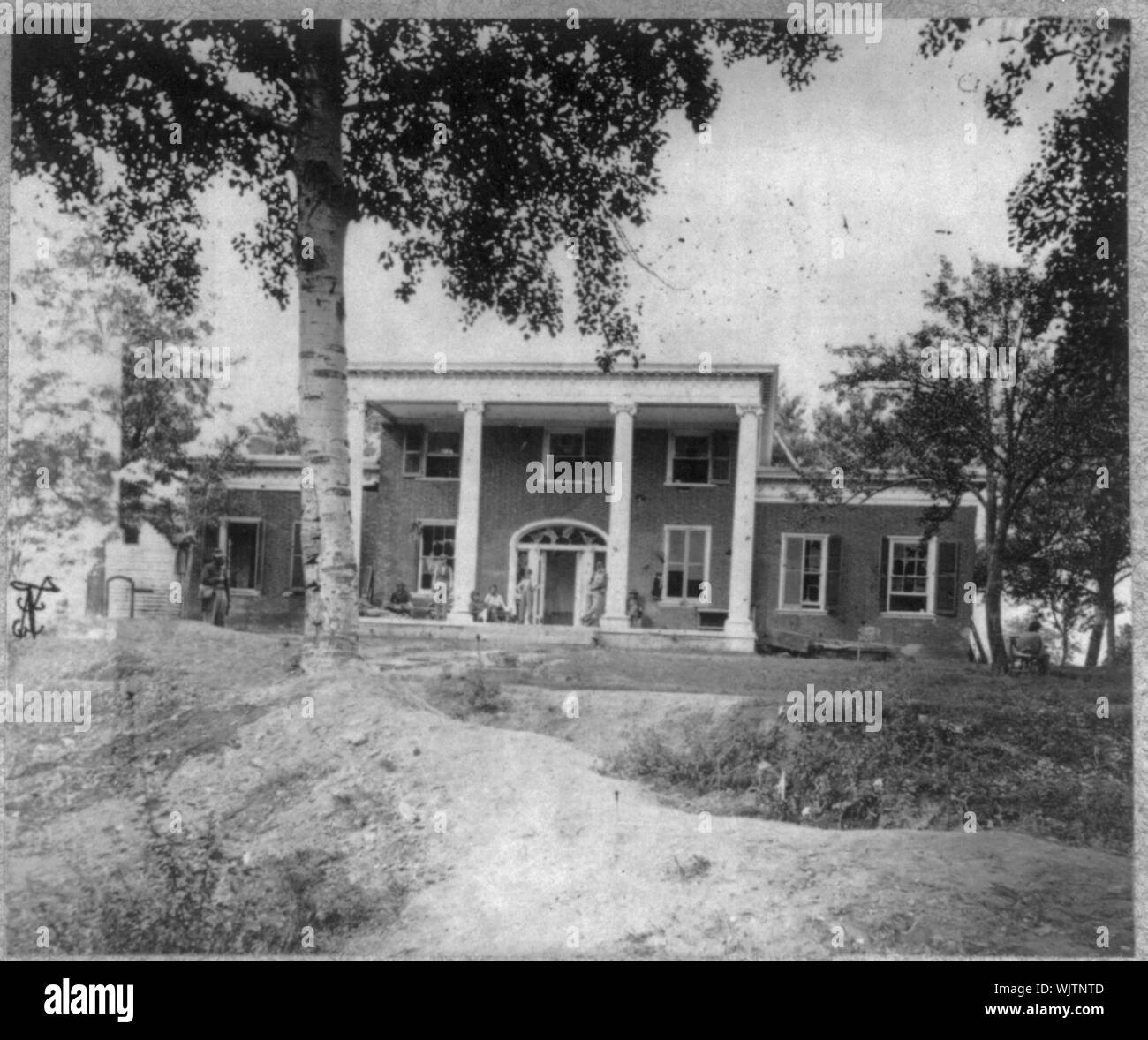 Houses at Marye's Heights, Fredericksburg, Va. Marye's House Abstract ...