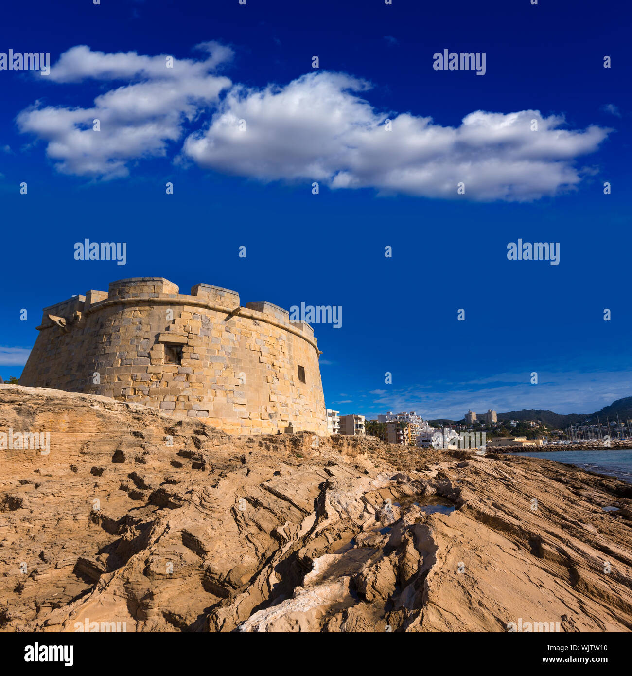 Moraira castle in teulada hi-res stock photography and images - Alamy