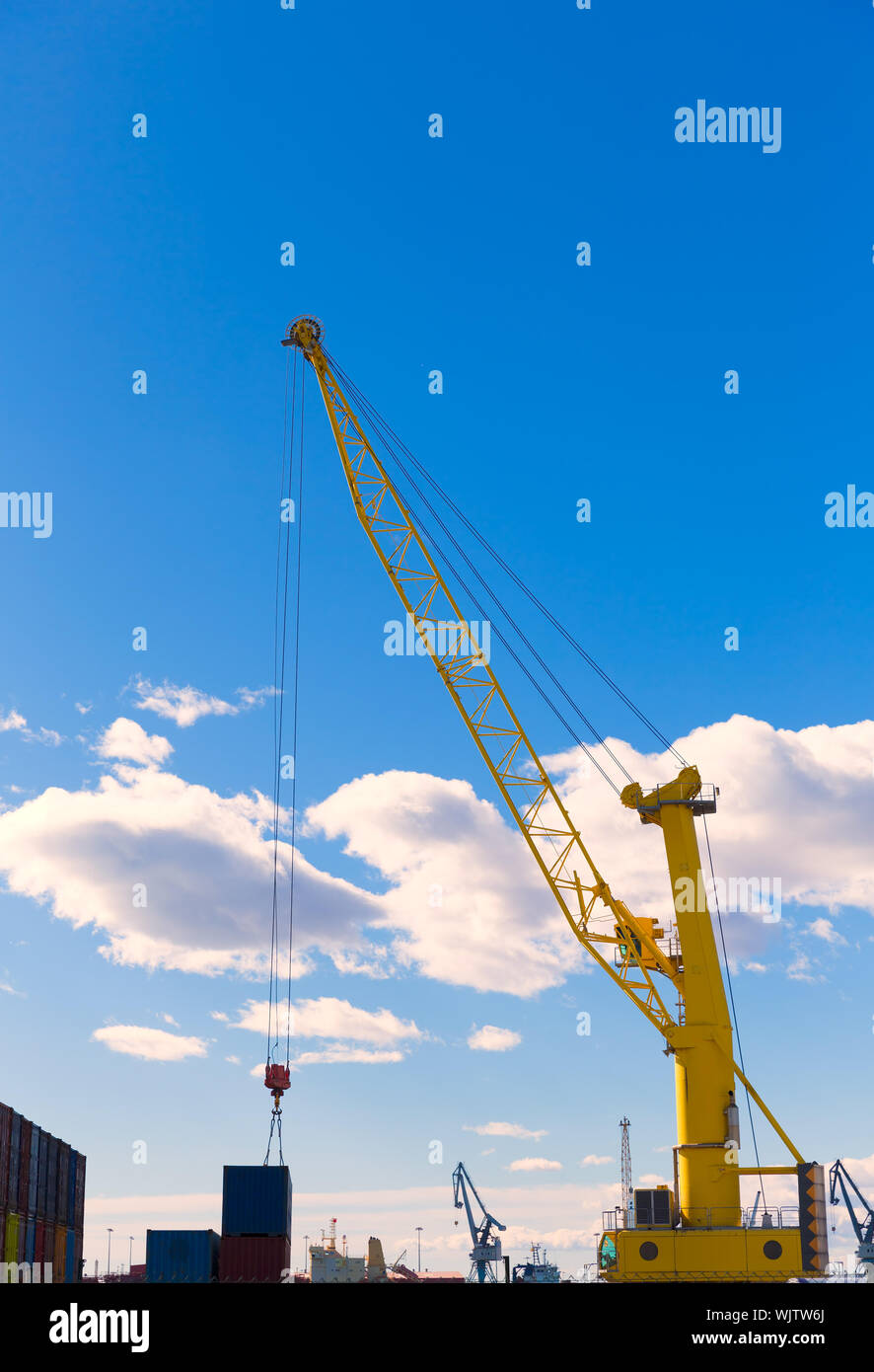 Valencia Port Container High Resolution Stock Photography and Images ...