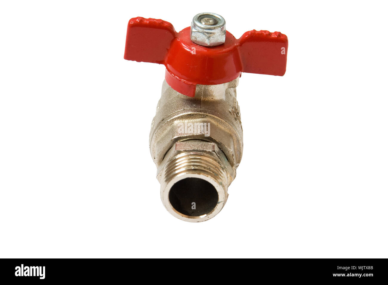 Water valve isolated on white background.(clipping path included Stock ...