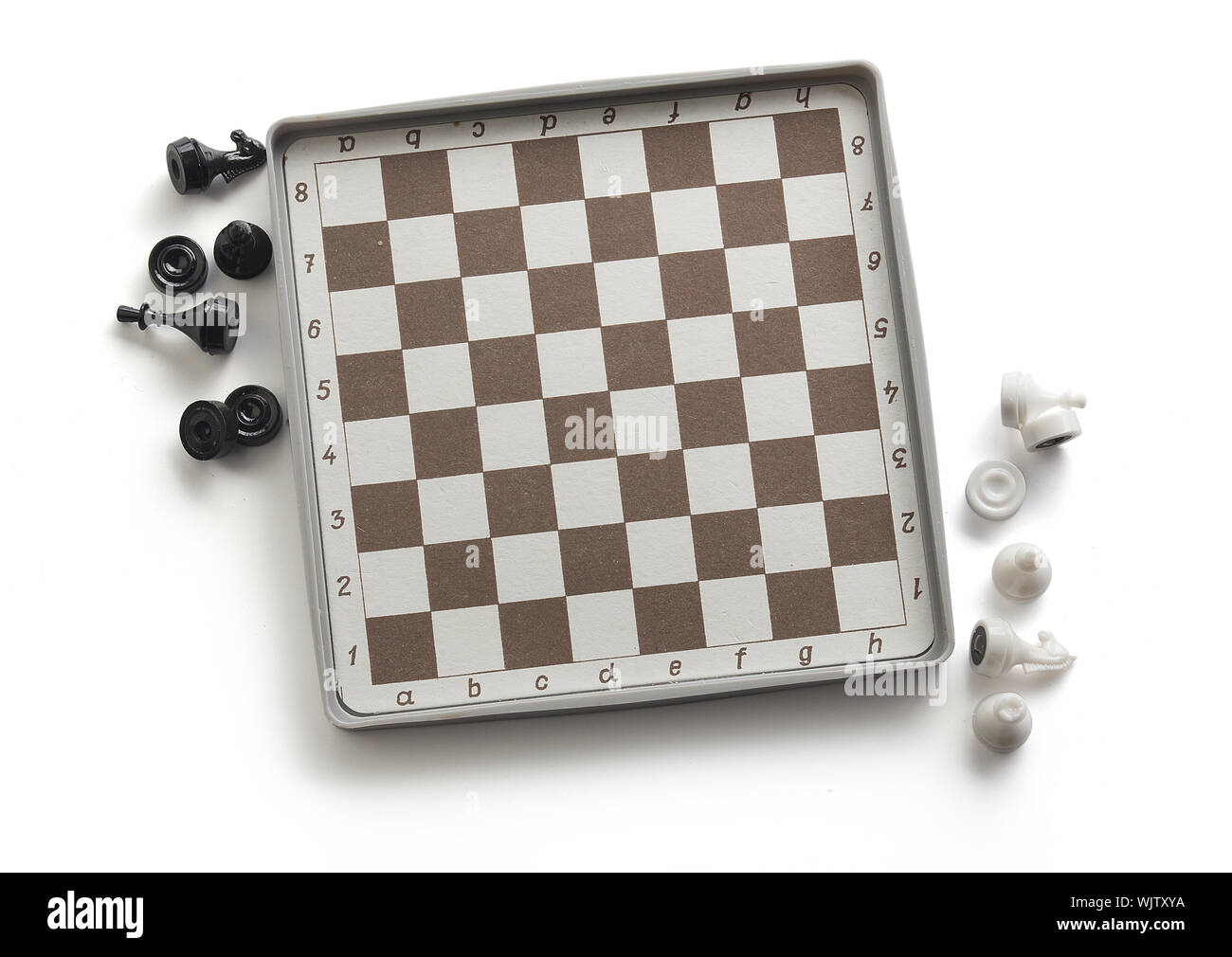 Isolated road chess on the white background Stock Photo - Alamy