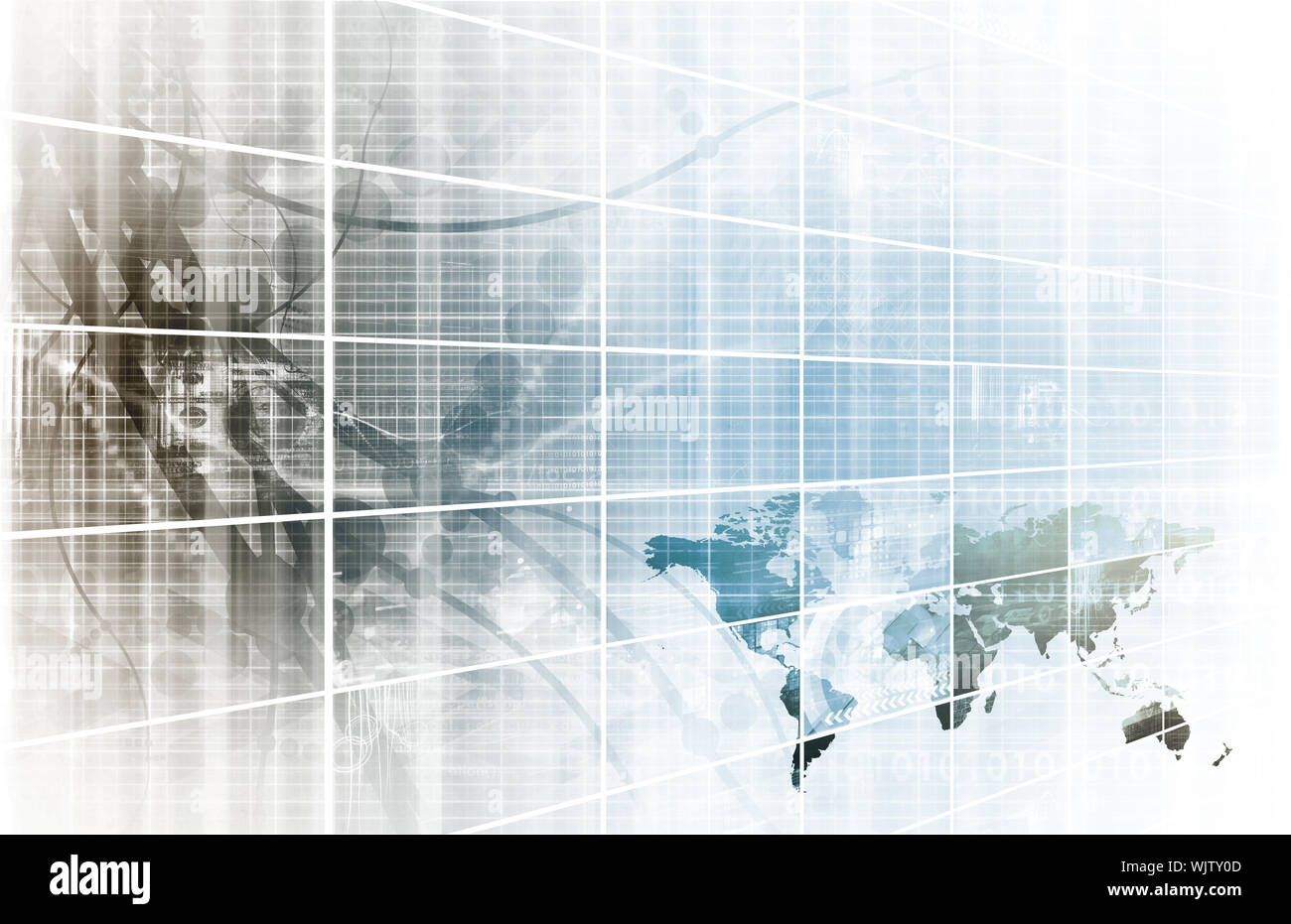 Digital Signal Technology Abstract as Pattern Art Stock Photo - Alamy