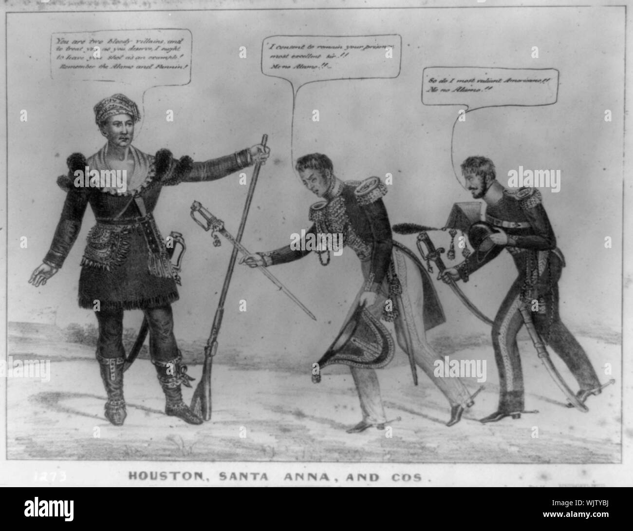 Houston, Santa Anna, and Cos Stock Photo - Alamy