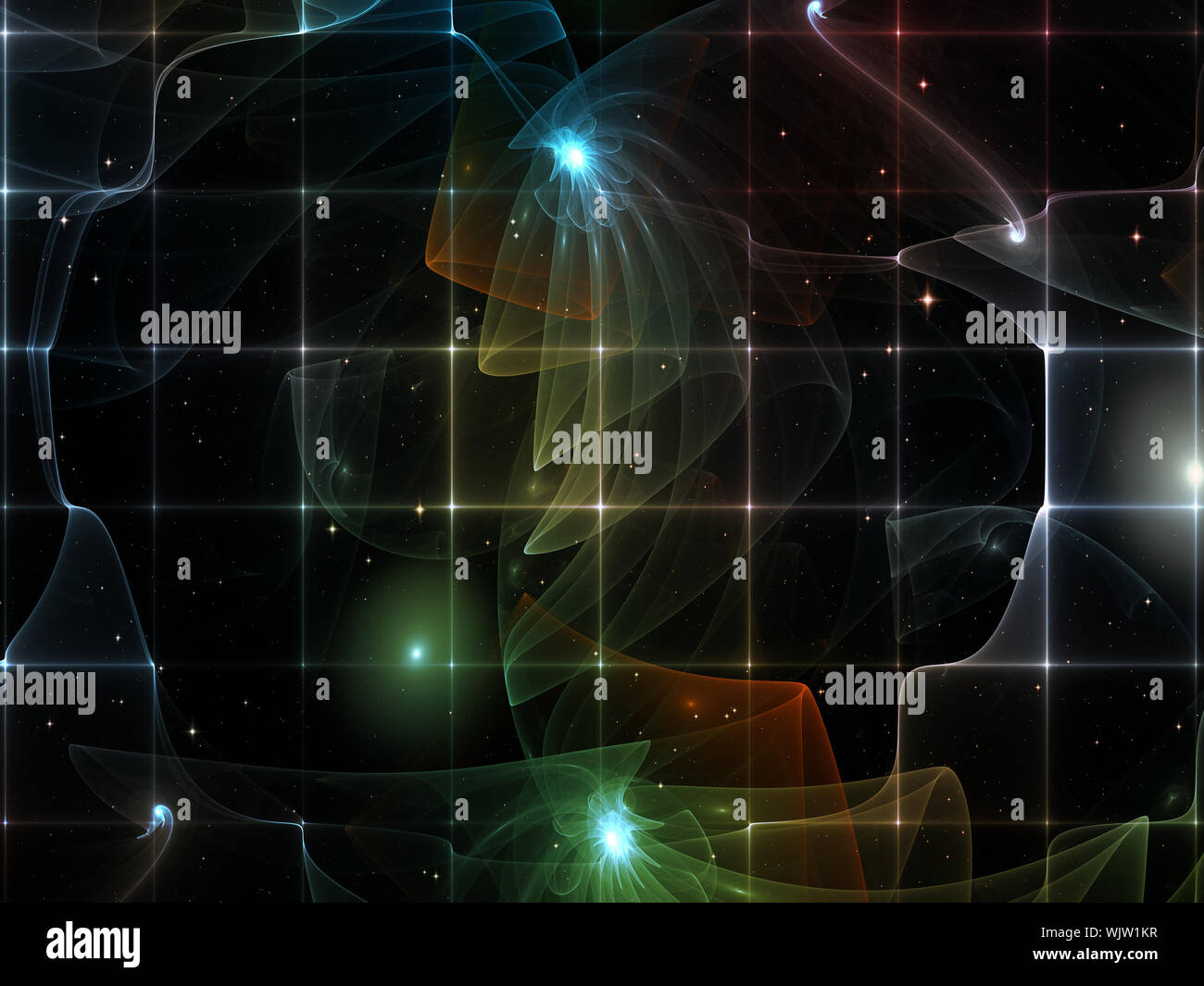 Geometry of Space series. Interplay of conceptual grids, curves and ...