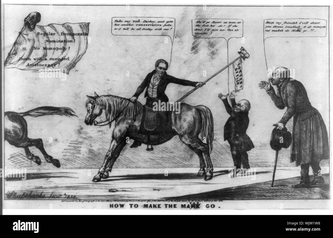 How to make the mare/Mayor go Stock Photo - Alamy