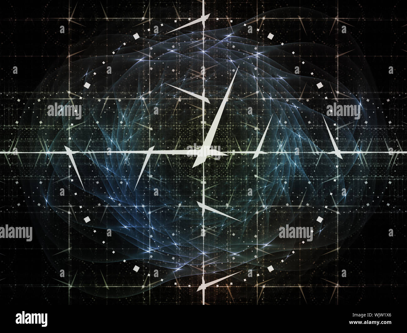 Time Symmetry series. Interplay of clock and fractal elements on the ...