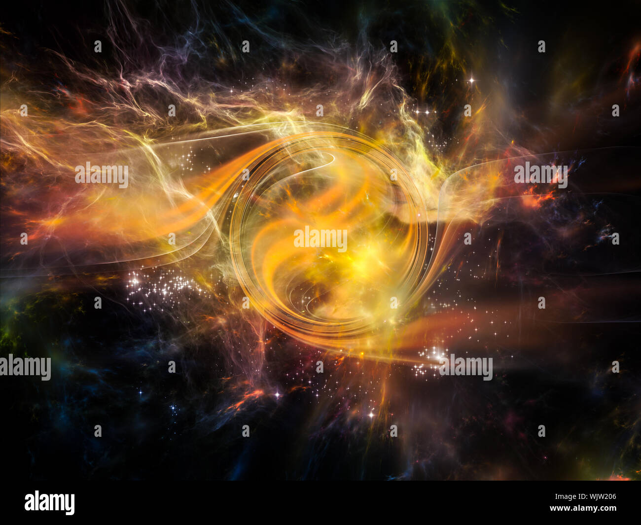 Space Vortex series. Backdrop of translucent vortex, fractal elements ...