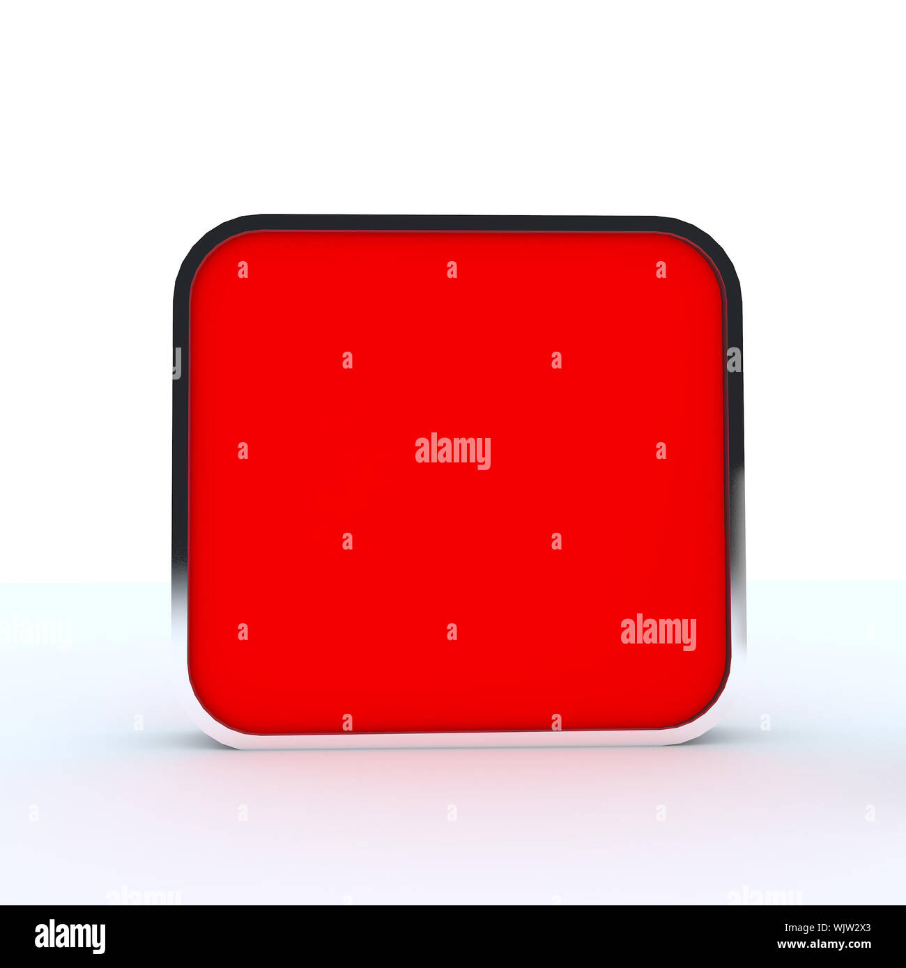 Red blank box display new design aluminum frame template for design ...