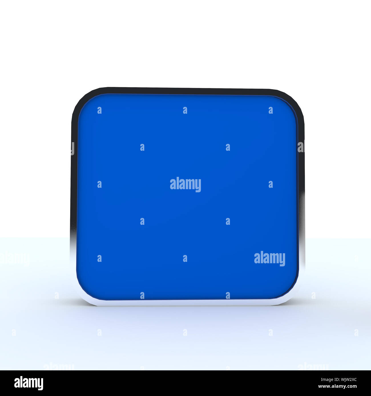 Blue blank box display new design aluminum frame template for design ...