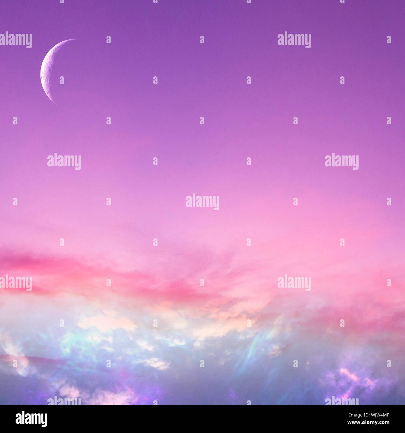 Pink sky night hi-res stock photography and images - Alamy