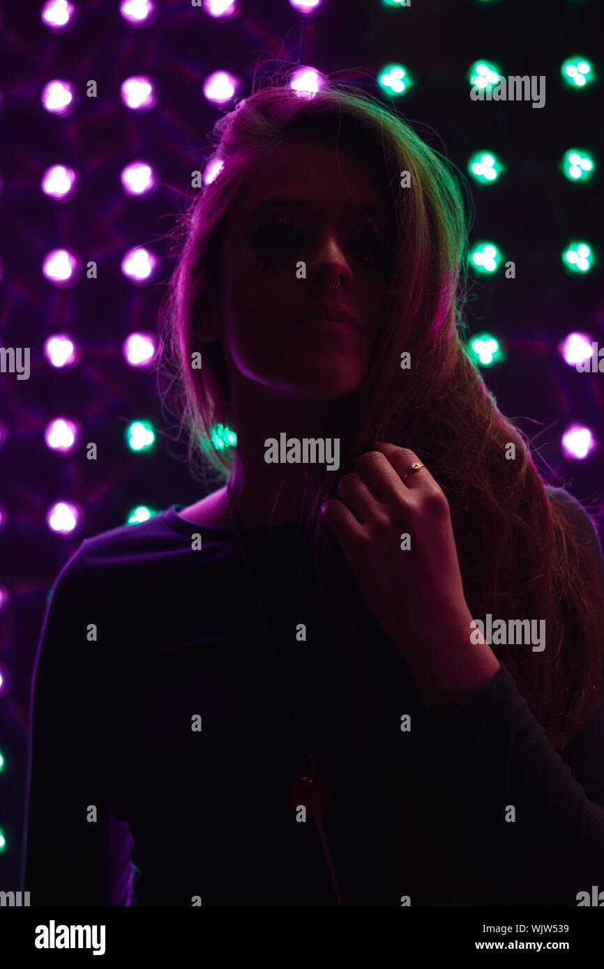 Woman in nightclub hi-res stock photography and images - Alamy