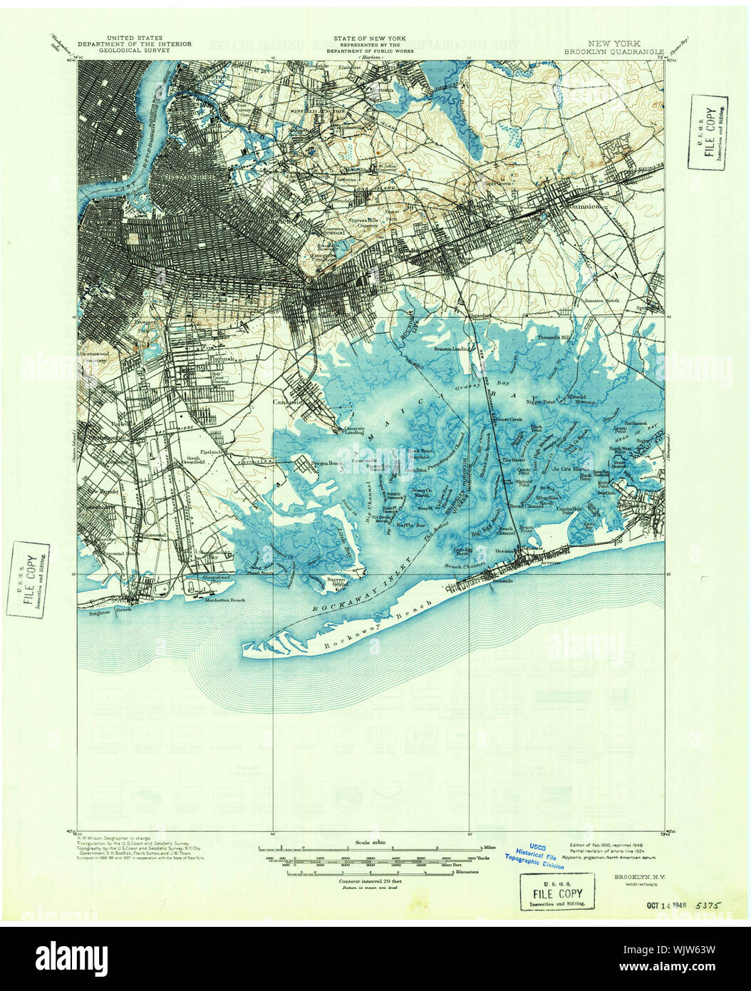 New York NY Brooklyn 123126 1900 62500 Inverted Restoration Stock Photo ...