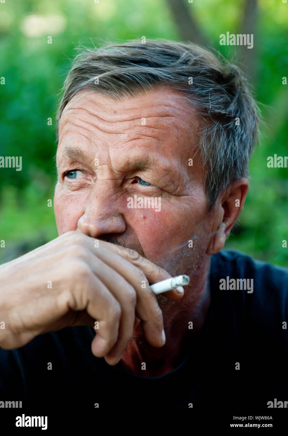 The smoking hi-res stock photography and images - Alamy