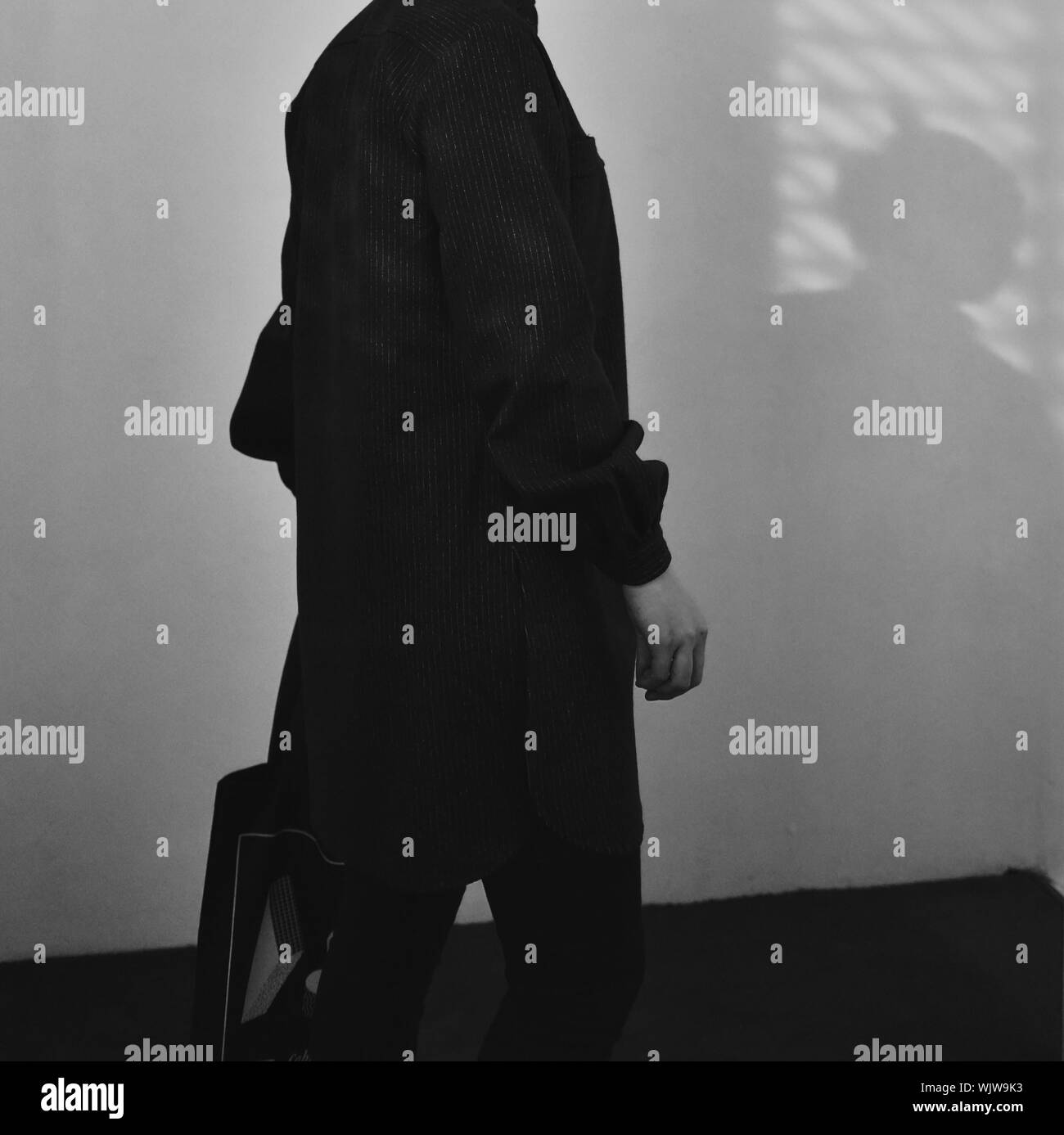 Side view person walking hi-res stock photography and images - Alamy
