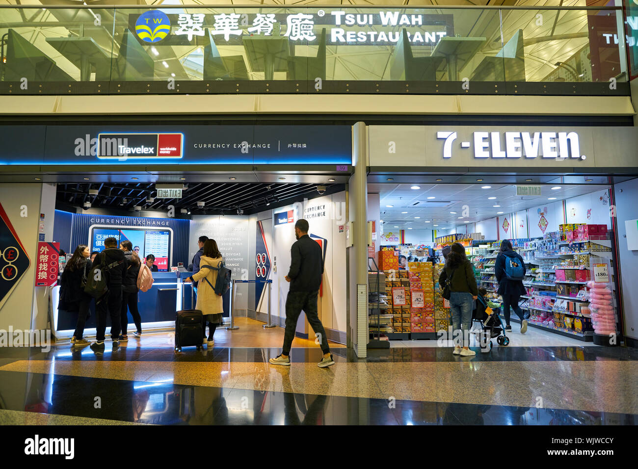 Foreign Currency Money Exchange Customer Inside Interior High ...