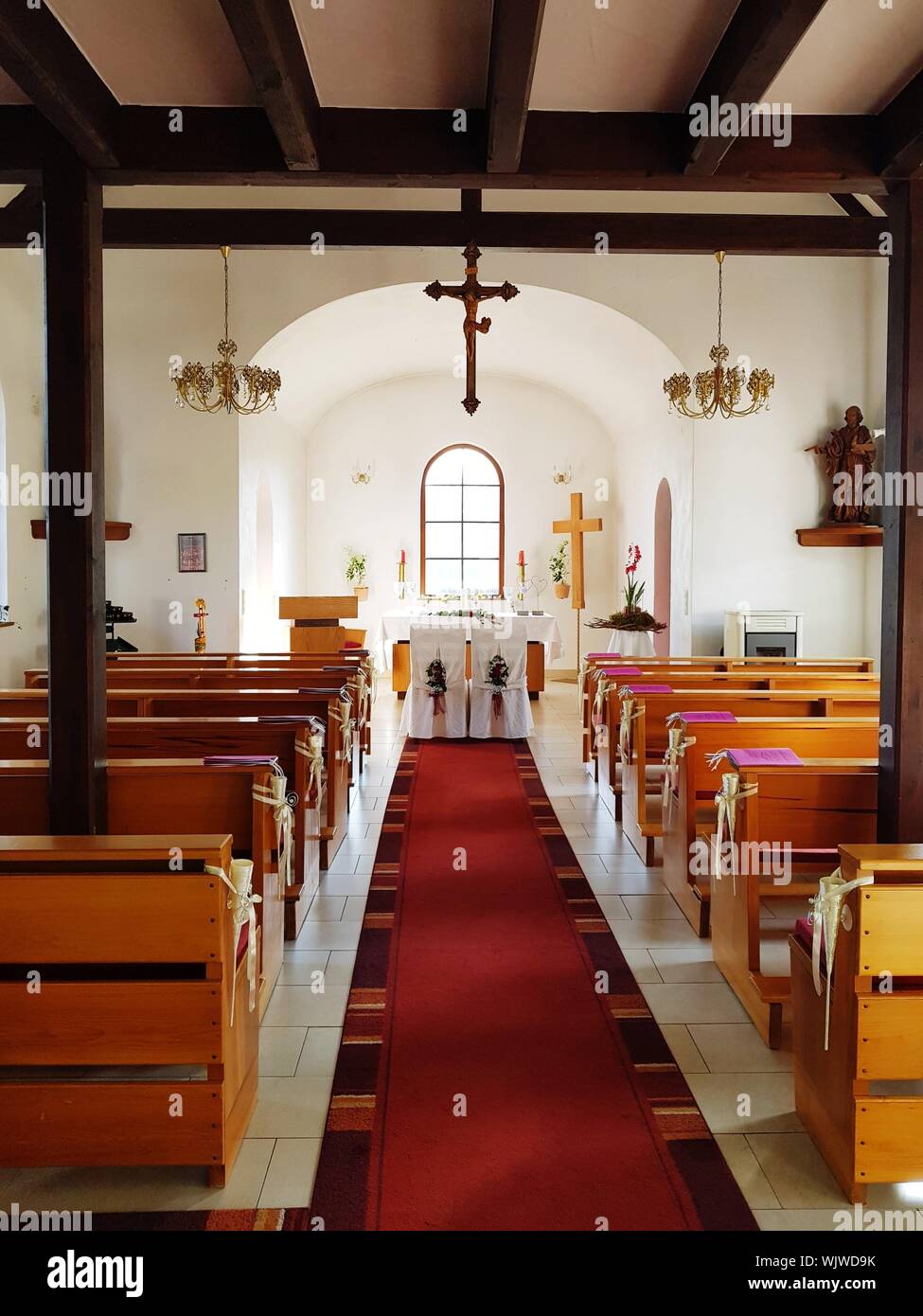 Church Interior Cross High Resolution Stock Photography and Images - Alamy