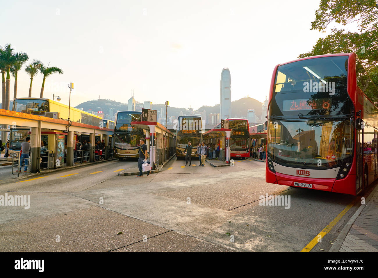 Hong kong bus terminal kowloon hi-res stock photography and images - Alamy