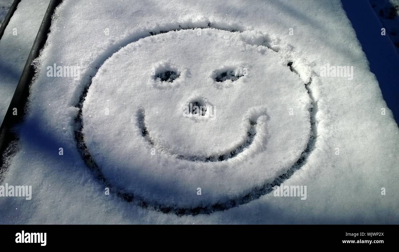 Smiley Face Snow High Resolution Stock Photography and Images - Alamy