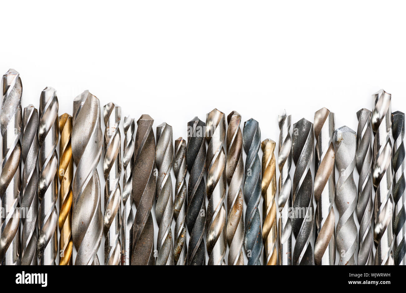 Assorted drill bits hi-res stock photography and images - Alamy