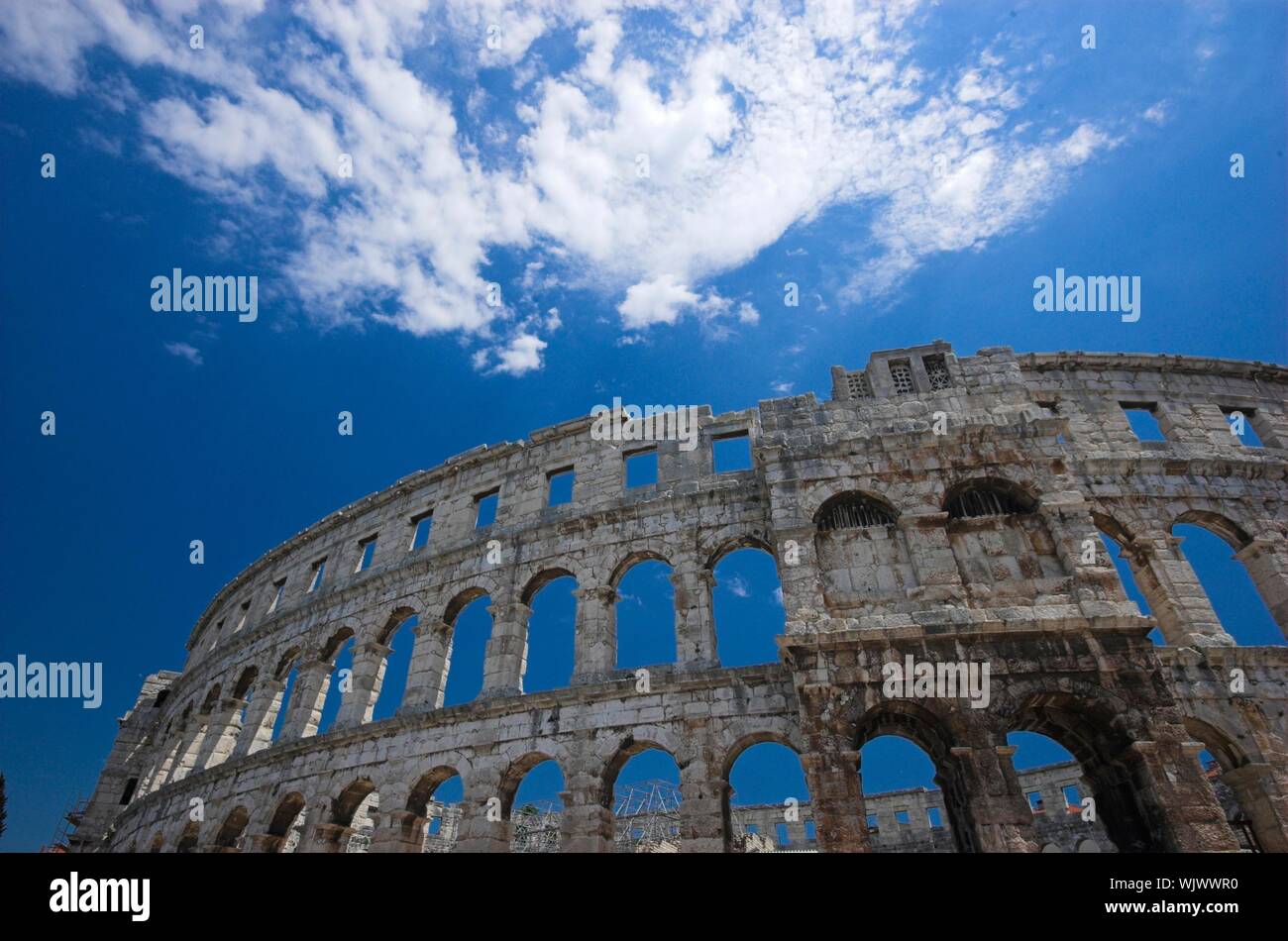 Roman arena in Pula, Croatia, Istria region Stock Photo - Alamy