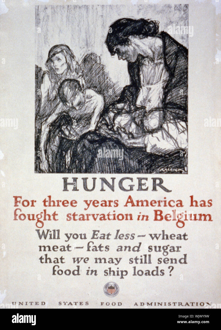 Hunger - For three years America has fought starvation in Belgium ...