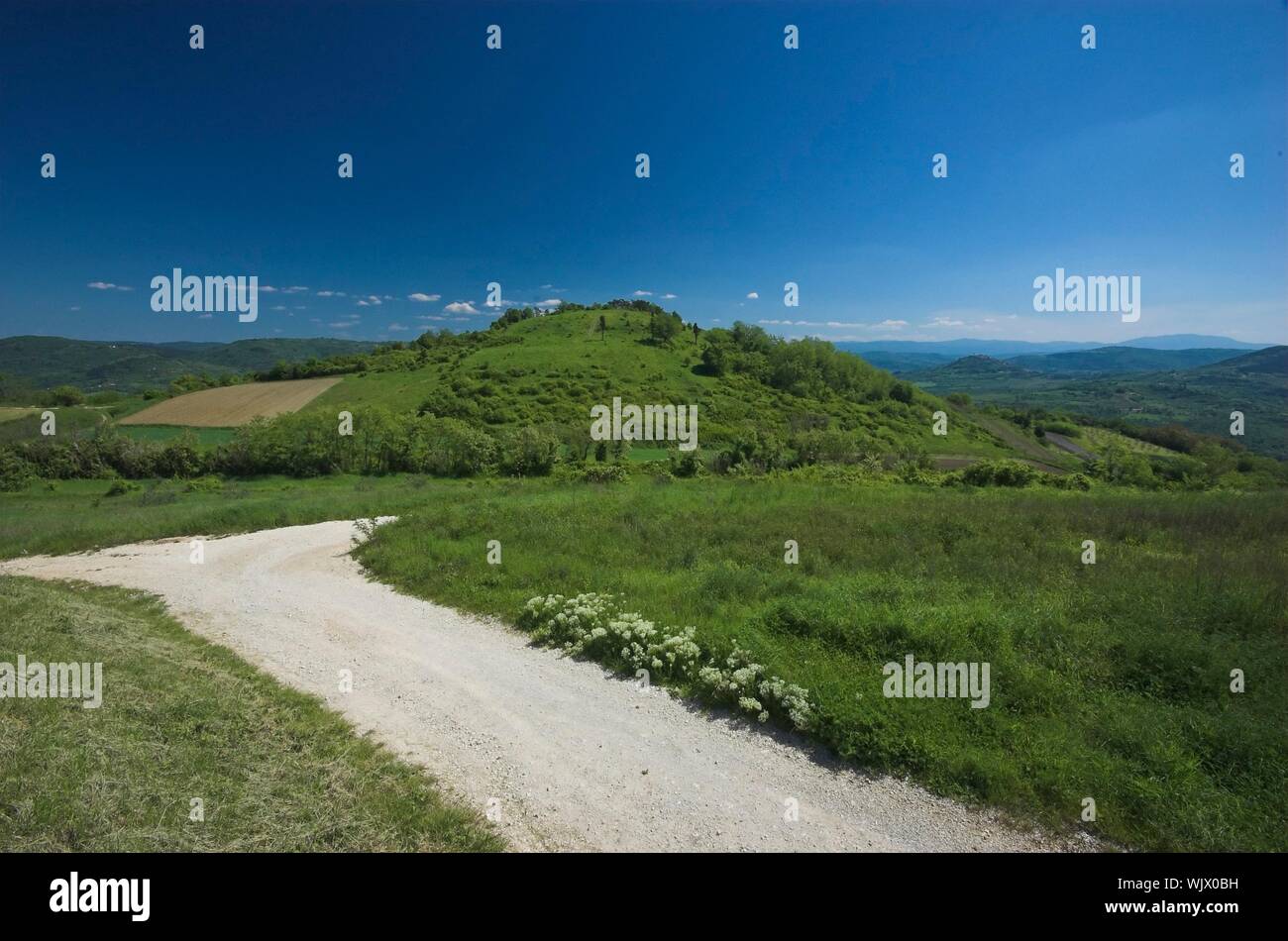 Countryside landscape in the Valley of Mirna, Croatia Stock Photo - Alamy