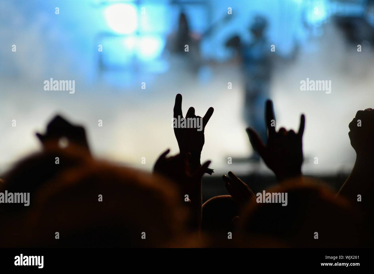 Crowd arms in hi-res stock photography and images - Alamy
