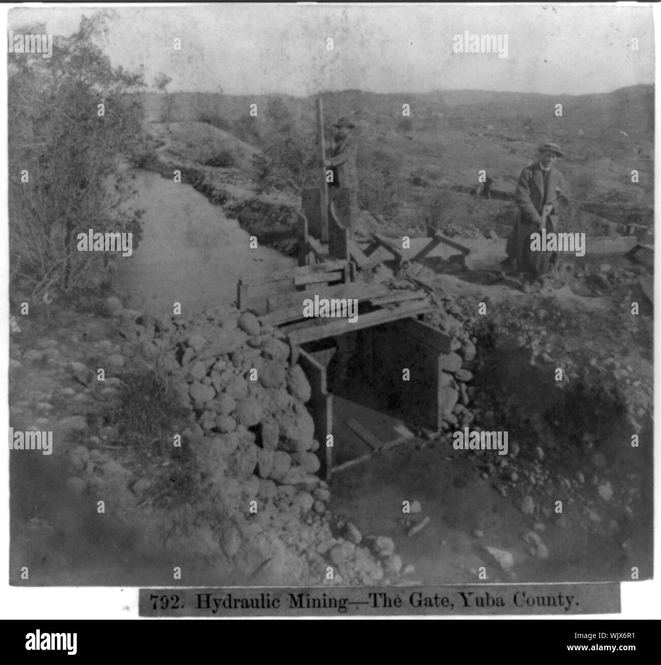 Hydraulic mining gold rush hi-res stock photography and images - Alamy